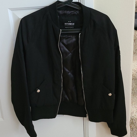 Cotton On | Jackets & Coats | Cotton On Black Bomber Jacket Us Size 6 ...